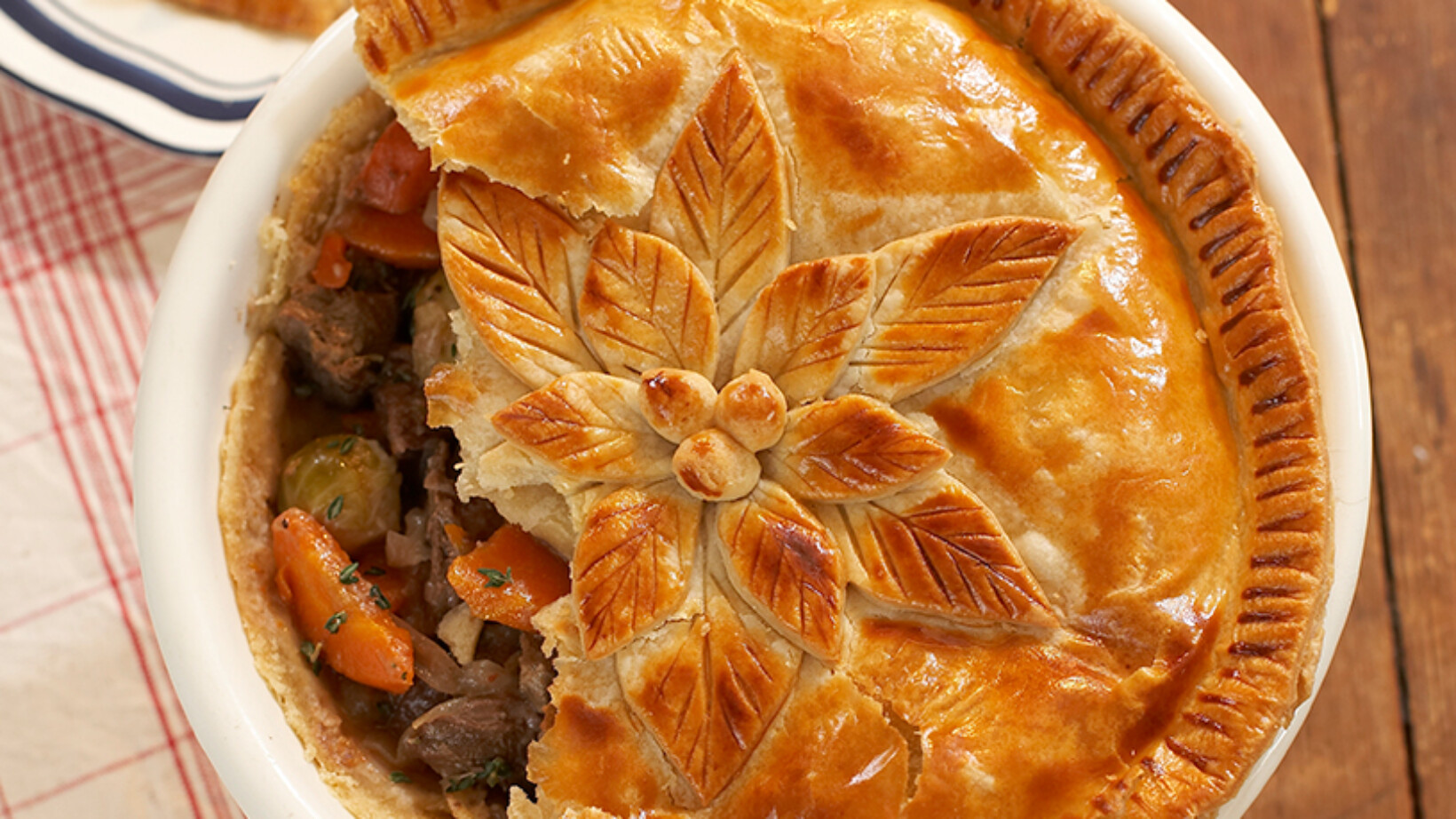 Recept voor pastei met korstdeeg