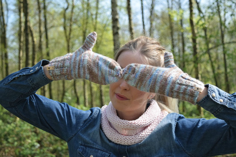 Brei lekker warme winter wanten.