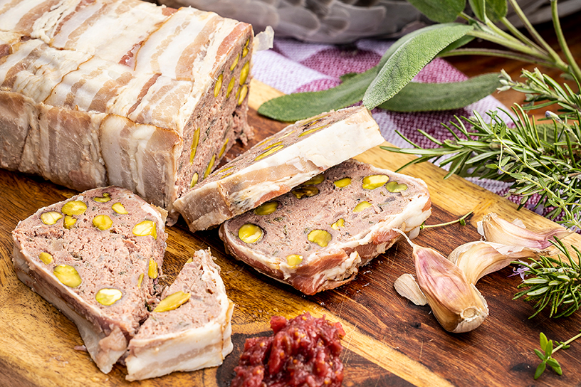 Recept voor wildpaté.